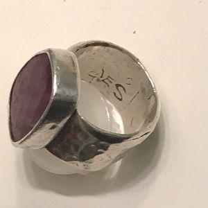 Sundance | Jewelry | Jes Maharry Ruby Ring Us Size 7 | Poshmark
